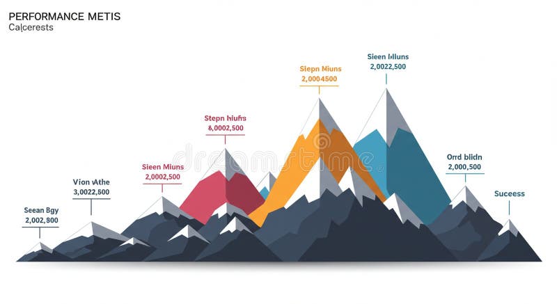 Mountain Peak Infographic Stock Illustrations – 2,200 Mountain Peak ...