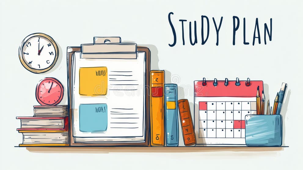 Effective Study Plan Infographic for Students with Weekly Schedule ...