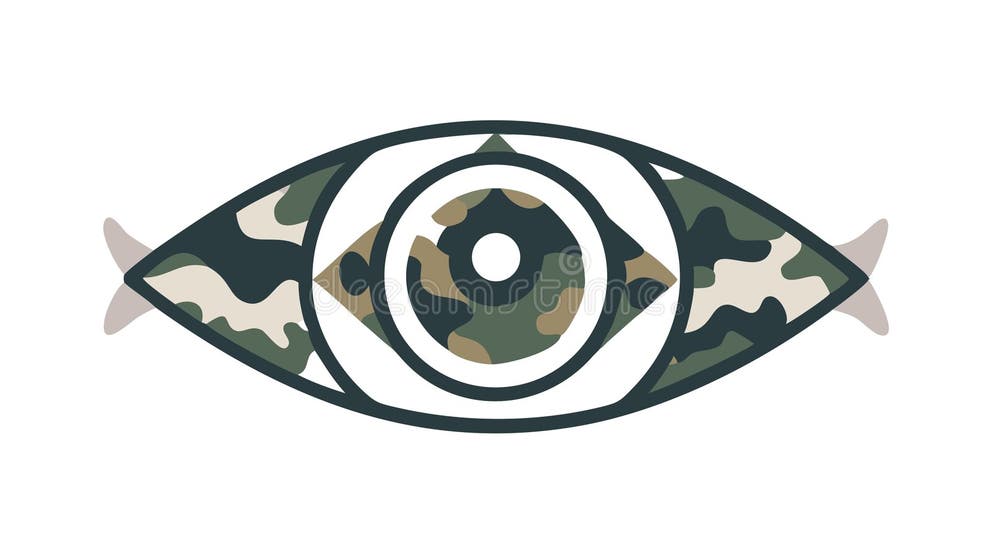 Stylized Intricate Eye Icon, Precision, Vector Design Generative AI ...
