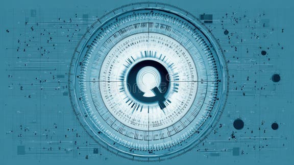 Stylized IQ Test Chart Background Designed for Assessments and ...