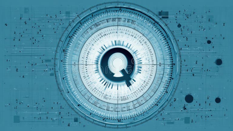 Stylized IQ Test Chart Background Designed for Assessments and ...