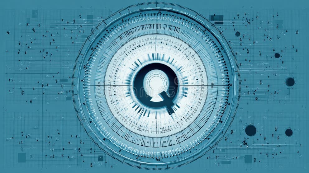 Stylized IQ Test Chart Background Designed for Assessments and ...