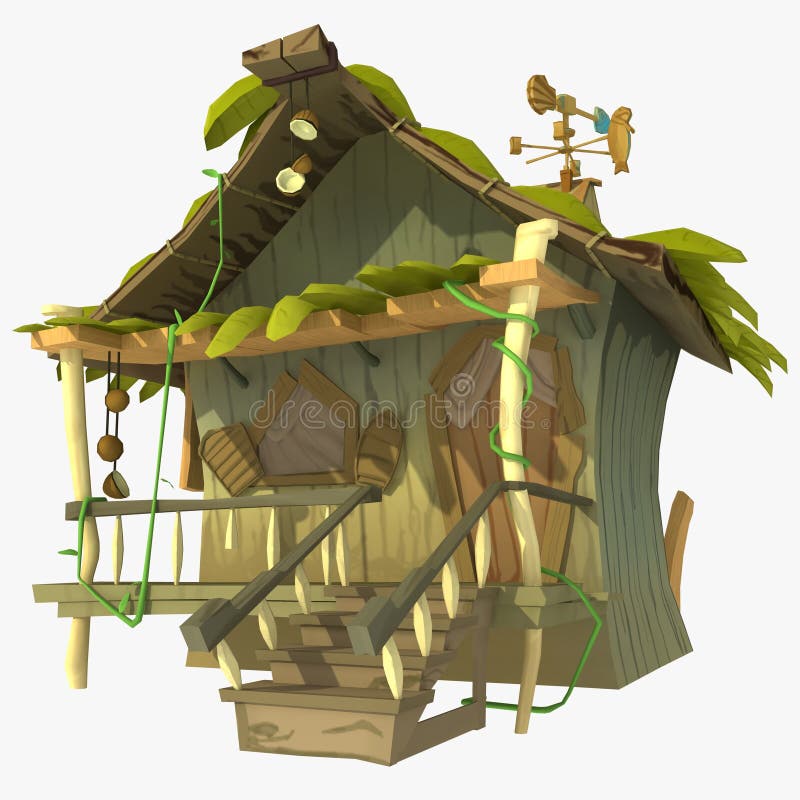 Jungle Hut Clipart
