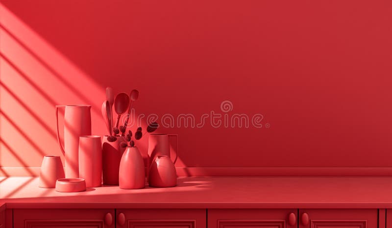 Kitchen Red Counter Stock Illustrations – 977 Kitchen Red Counter Stock ...