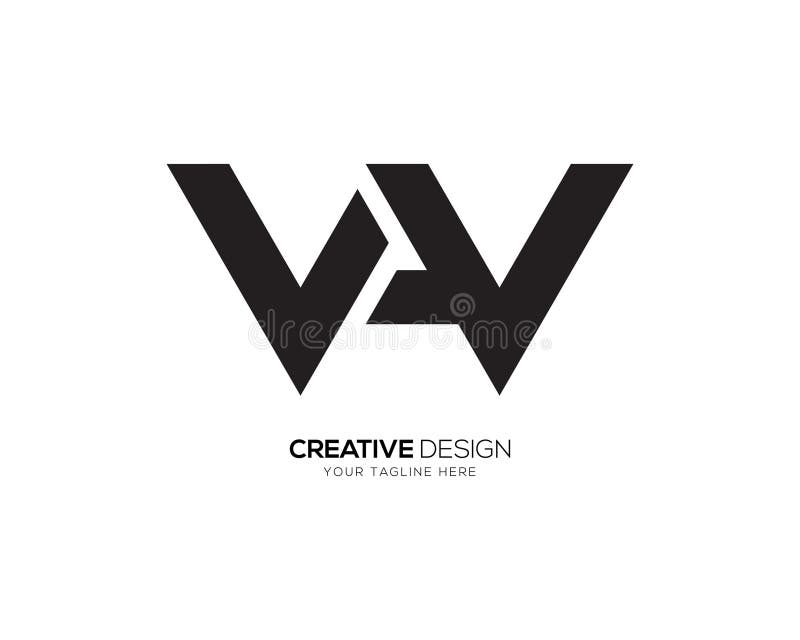 Alphabet Letter W a Initial Monogram Logo Stock Illustration ...