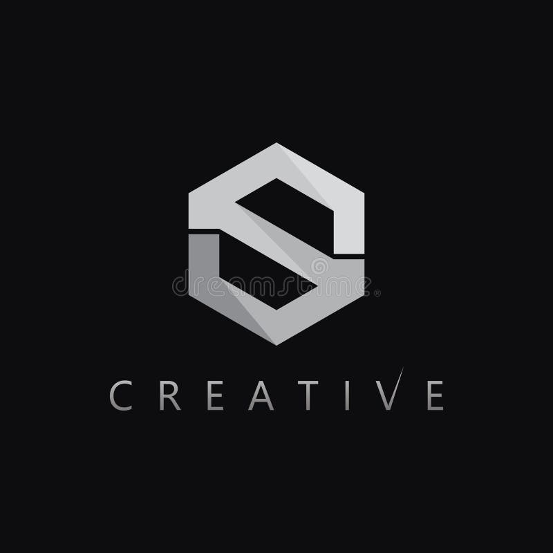 Stylized Letter S Logo Vector in Circular Shape for Brand and Company ...