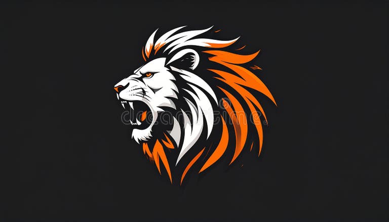 Sharp Angular Orange Mane Streaks Stock Illustrations – 3 Sharp Angular ...