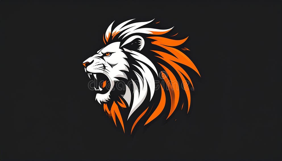 Sharp Angular Orange Mane Streaks Stock Illustrations – 3 Sharp Angular ...