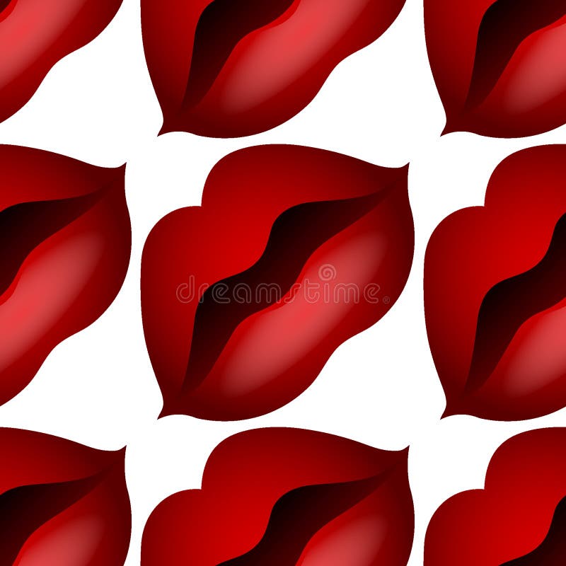 Stylized Lips, Half-open Mouth - Isolate, Graphics. the Bohemian World ...