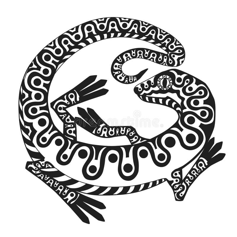 Black Silhouette Stylized Lizard Stock Illustrations – 251 Black ...