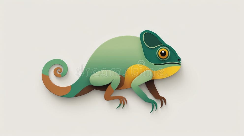 Stylized Lizard Artwork with Vibrant Colors and Unique Design for ...