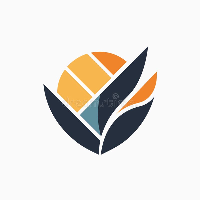A Stylized Logo for a Company Featuring a Leaf Design, Symbolizing Eco ... A Stylized Logo for a Company Featuring a Leaf Design, Symbolizing Eco ...