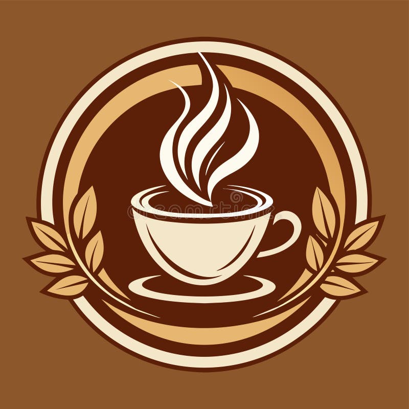 A Stylized Logo Design for a Gourmet Coffee Company Featuring a ...