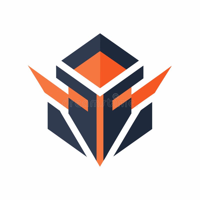 A Stylized Logo Featuring Geometric Shapes Symbolizing Strength and ...