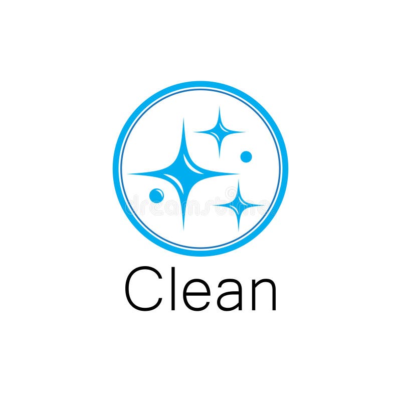 Stylized Logo and Symbol Cleaning Service Design Stock Vector ...
