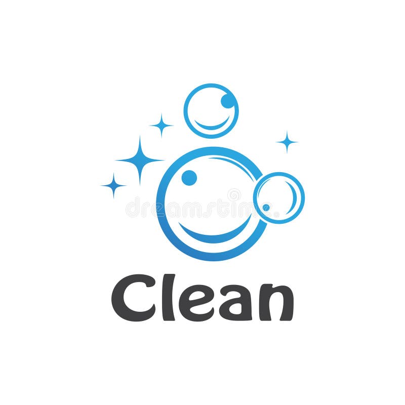 Stylized Logo and Symbol Cleaning Service Design Stock Vector ...