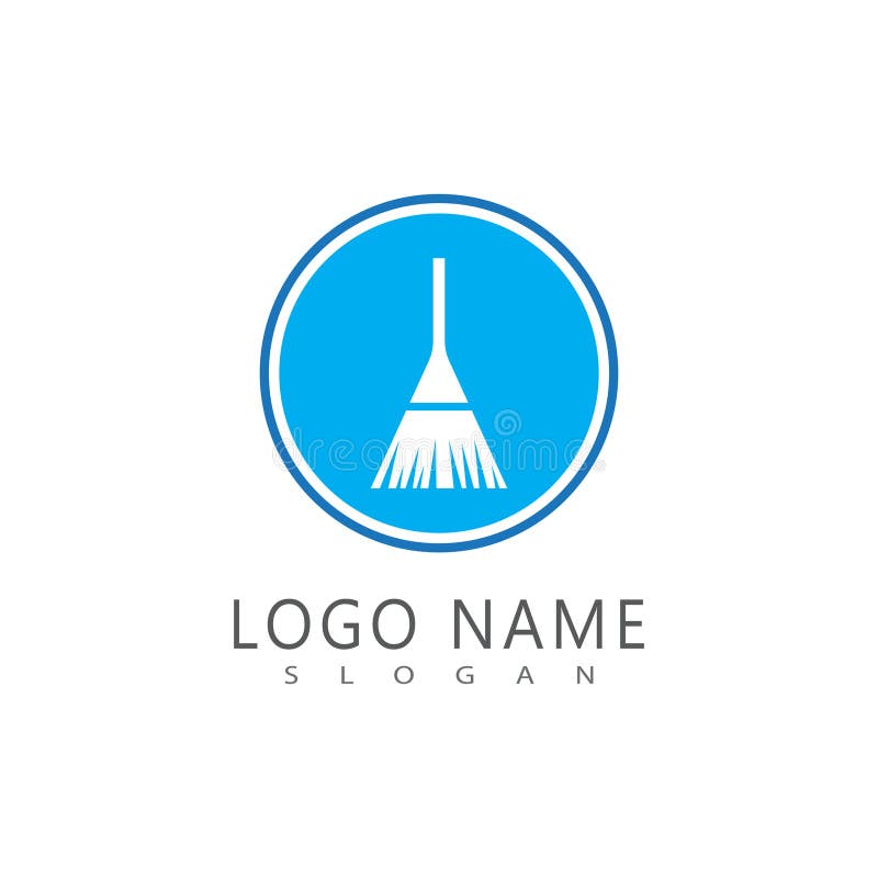 Stylized Logo and Symbol Cleaning Service Design Stock Vector ...