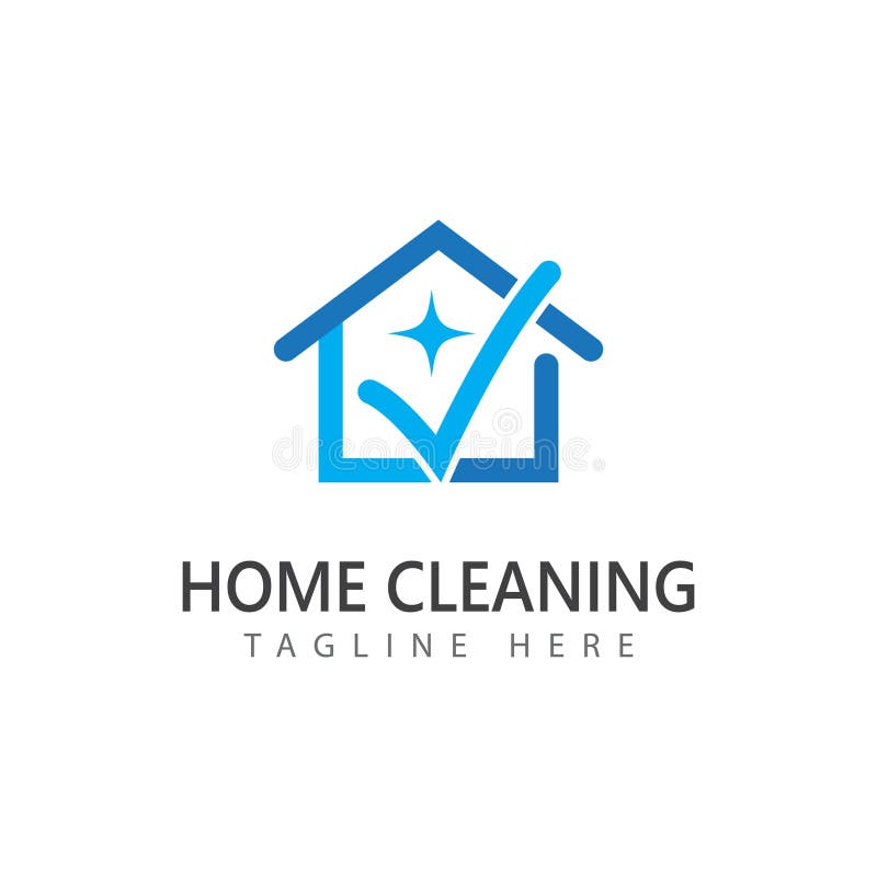 Stylized Logo and Symbol Cleaning Service Design Stock Vector ...