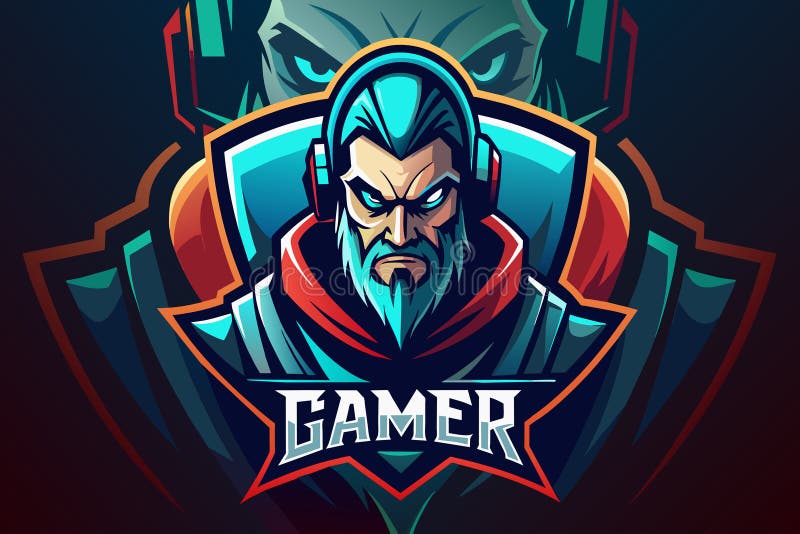 A Stylized Male Gamer Avatar with a Headset, Ready for Competitive ...