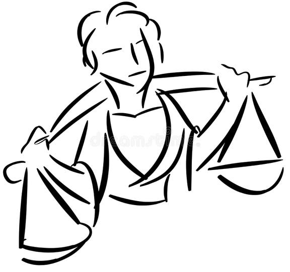 Stylized Man with Scales Isolated Stock Vector - Illustration of scales ...