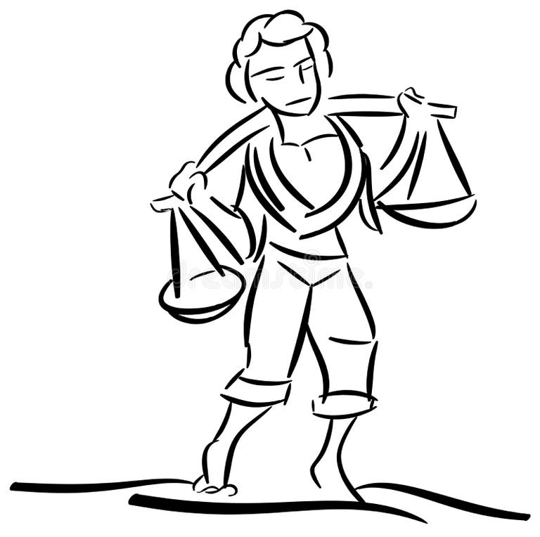 Stylized Man with Scales Isolated Stock Vector - Illustration of lake ...