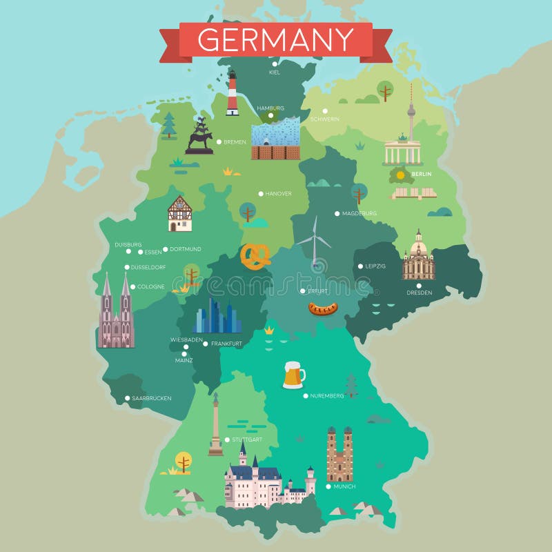 German Sights Map