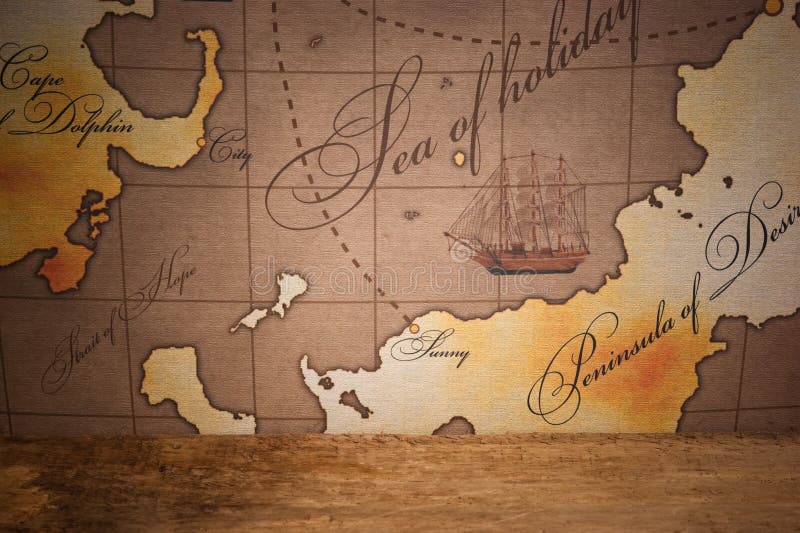 Stylized map stock image. Image of compass, plan, sign - 156479079