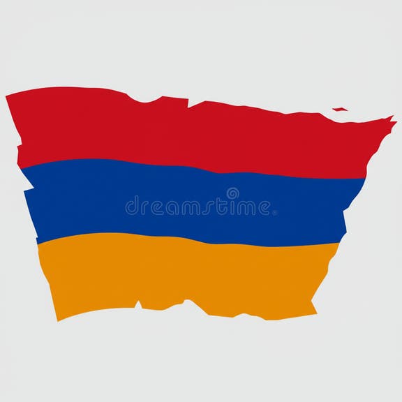 Stylized Map of an Undefined Shape Featuring Horizontal Stripes in the ...