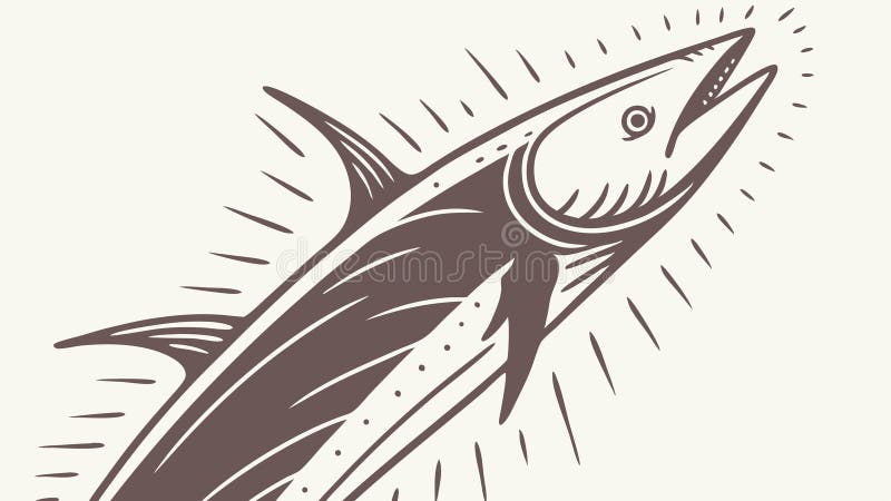 Marlin Fish Abstract Art, Dynamic Ocean Predator Vector, Vector Design ...