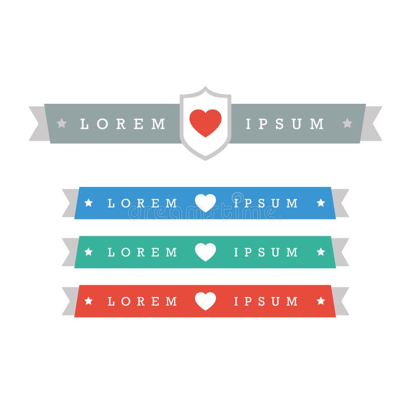 Stylized Minimal Flat Sign in Three Colors Stock Vector - Illustration ...