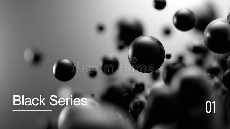 Stylized Monochrome Launch Banner with Soft Shadows and Stacked Text ...