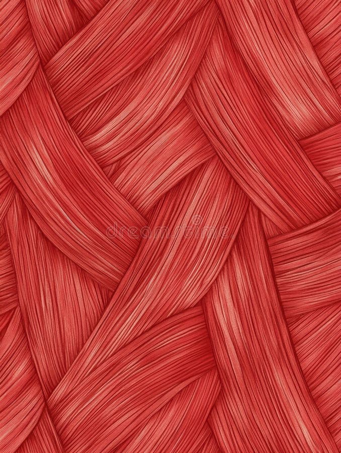 Stylized Muscle Fiber Texture in Seamless Red Pattern Ideal for ...