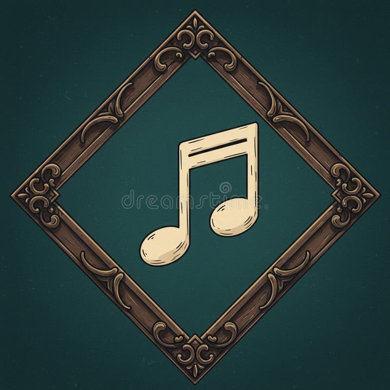 Stylized Musical Note Stock Illustrations – 1,789 Stylized Musical Note ...