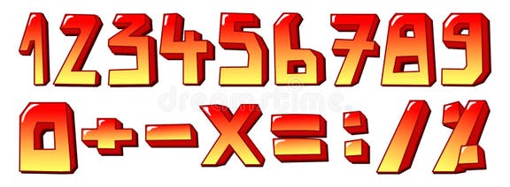 Stylized Numbers Stock Illustrations – 5,401 Stylized Numbers Stock ...