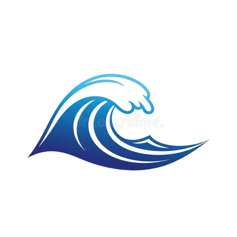 Stylized Ocean Wave Design Stock Illustrations – 20,773 Stylized Ocean ...