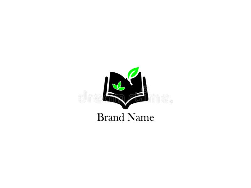 Book logo stock vector. Illustration of knowledge, pages - 330662293