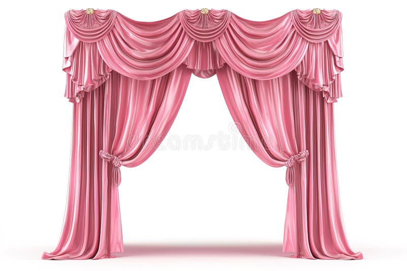 Pink Theater Curtain Stock Illustrations – 1,223 Pink Theater Curtain ...