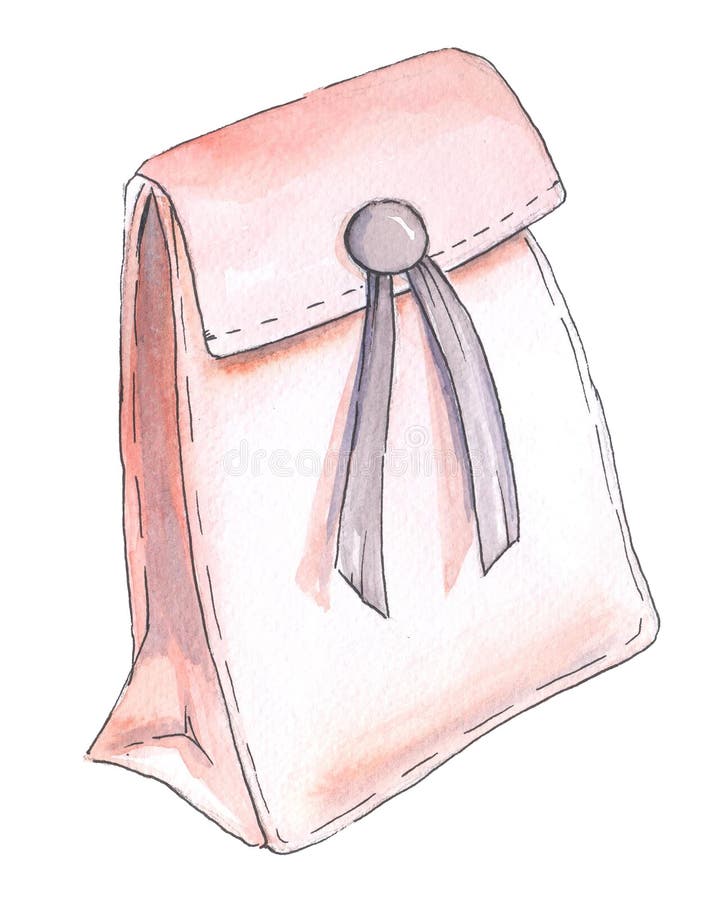 Stylized Packaging Watercolor Sketch Stock Illustration - Illustration ...