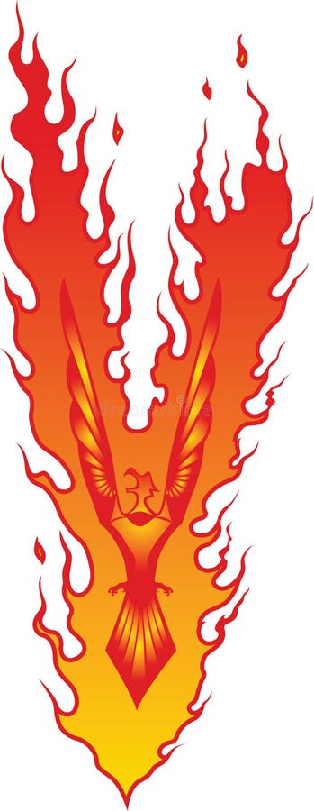Stylized phoenix stock image. Illustration of artistic - 35491023