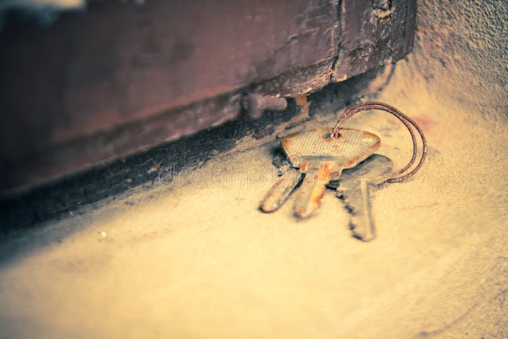 Stylized photo of old keys stock photo. Image of interior - 40577536