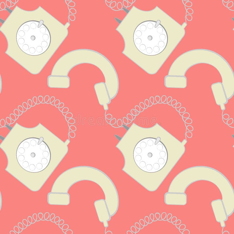 Stylized Rare Disc Phones - Graphics. Communication, Conversation ...