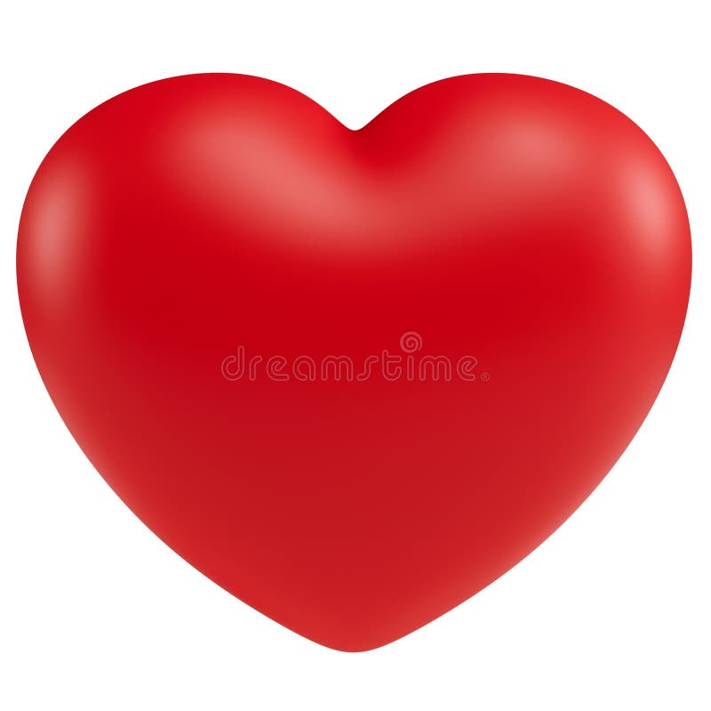 Stylized red heart stock illustration. Illustration of romantic - 355438092