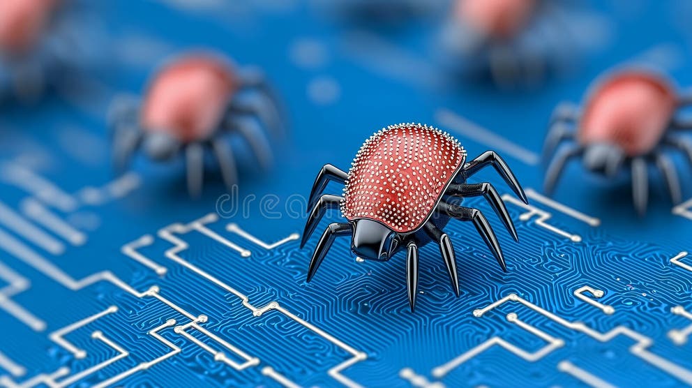 Stylized Red Spiders Stock Illustrations – 48 Stylized Red Spiders ...