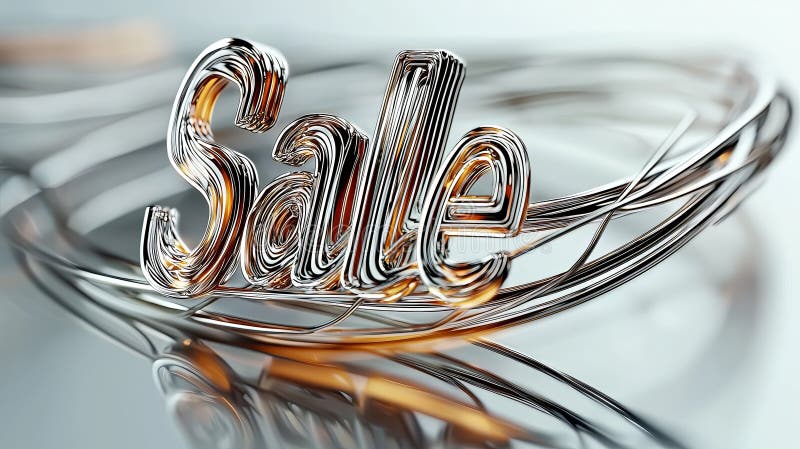 Illustration Text Sale on a Vibrant Interesting Background, Concept ...