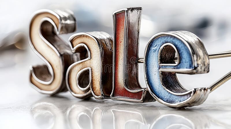 Illustration Text Sale on a Vibrant Interesting Background, Concept ...