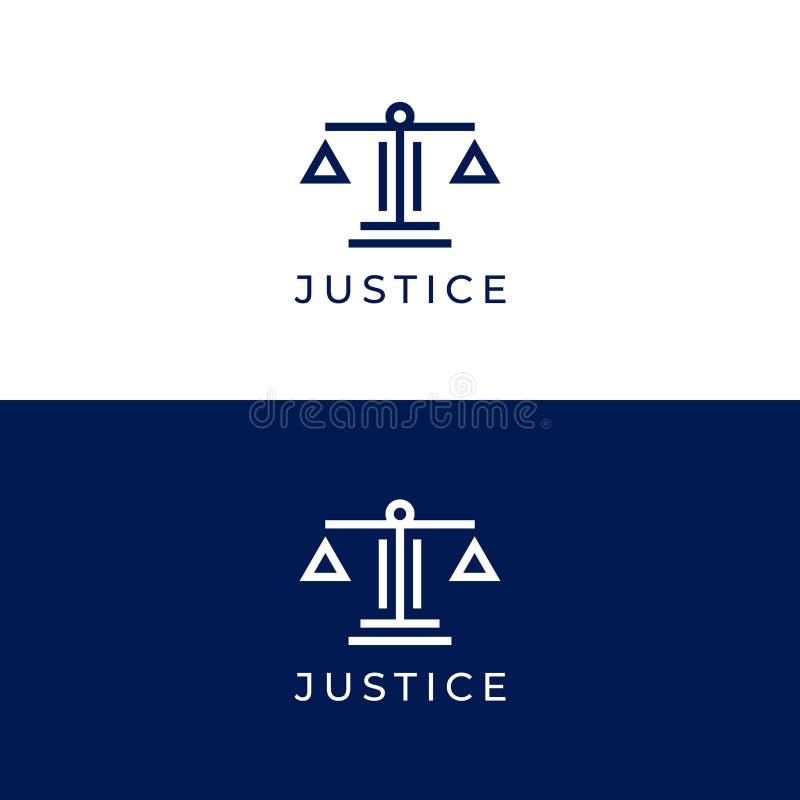 Stylized Representation of a Balanced Scale, Symbolizing Justice, is ...