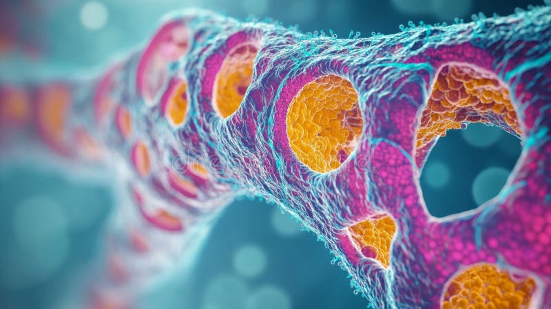 Stylized Representation of the Endoplasmic Reticulum Showcasing ...