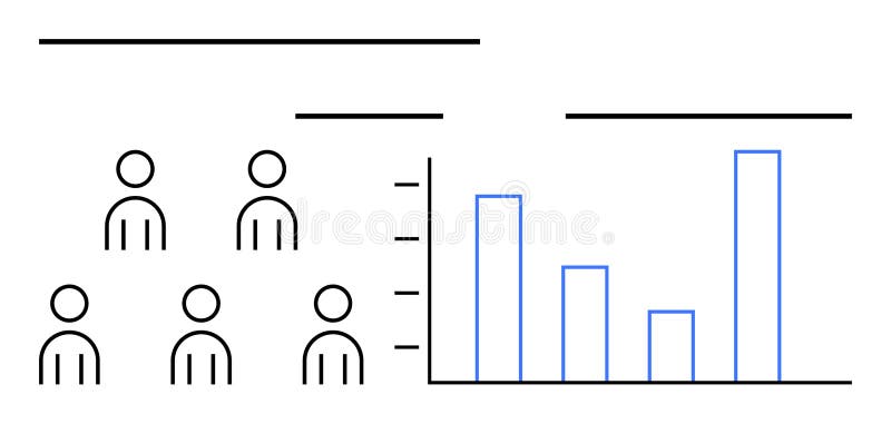 Bar Graph Human Figures Stock Illustrations – 70 Bar Graph Human ...