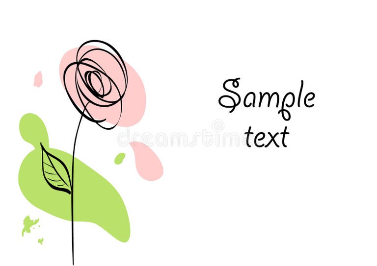 Rose Scribble Stock Illustrations – 2,556 Rose Scribble Stock ...