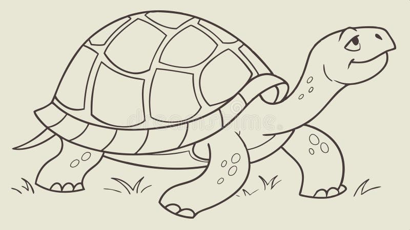 Stylized Shaded Turtle Vector Illustration, Vector Design Generative AI ...
